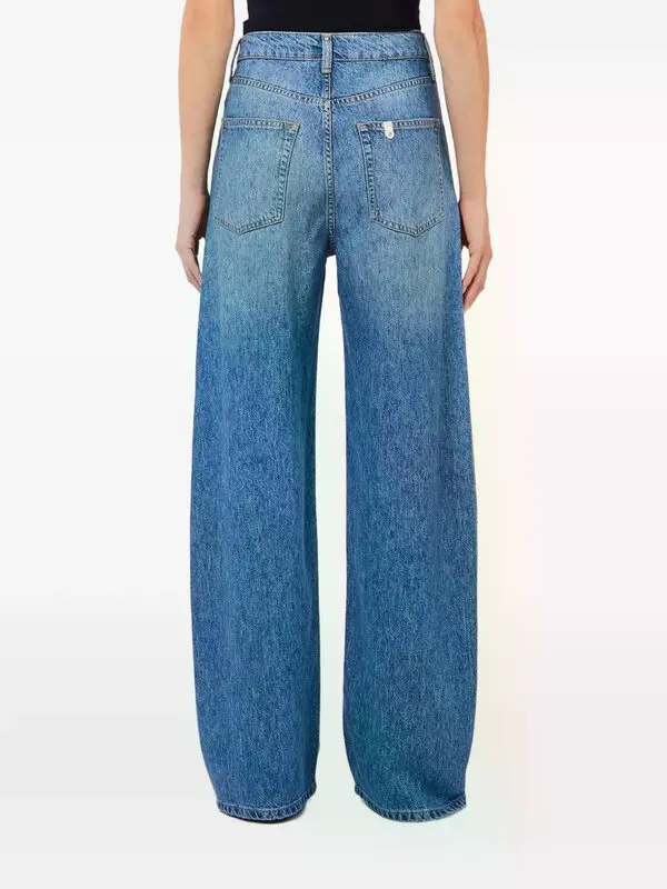 Liu Jo Rhinestone Leopard-pattern Jeans