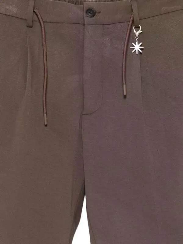 MANUEL RITZ Seoul Viscose Blend Twill Jersey Jogging Trousers