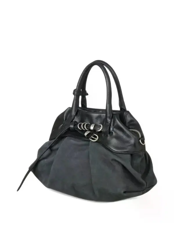 MARGESHERWOOD Buckled Layered Leather Tote Bag