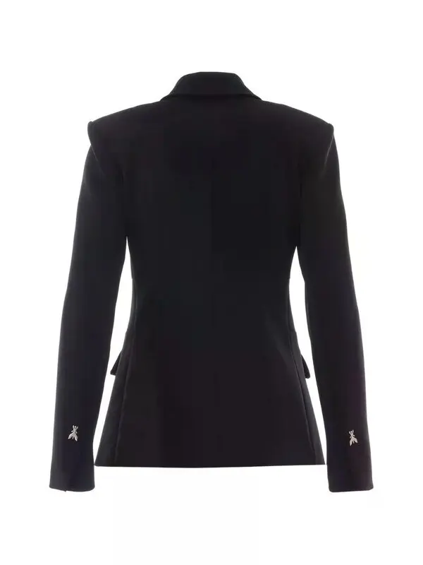Patrizia Pepe Peak-lapel Corset-waist Blazer