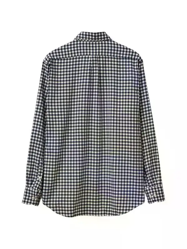 BENETTON Gingham-check Flannel Shirt