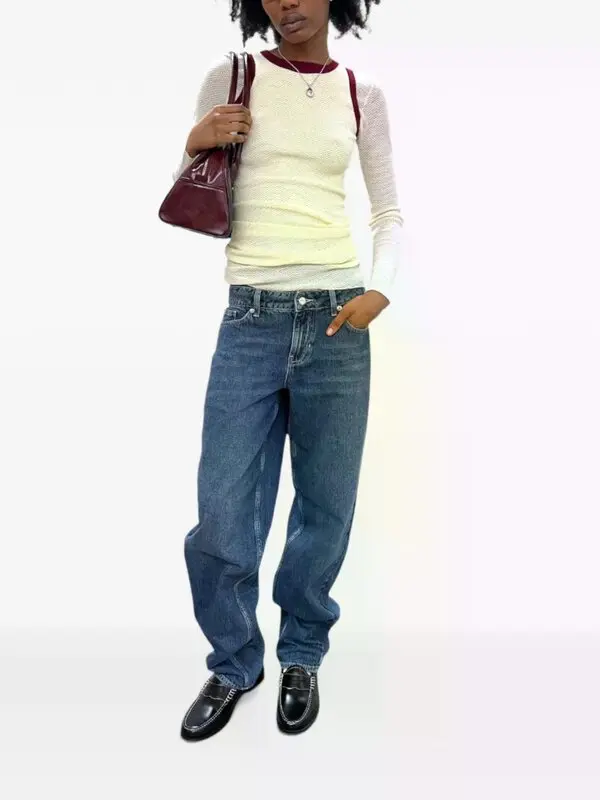 PEACHY DEN Joan Mid-rise Jeans