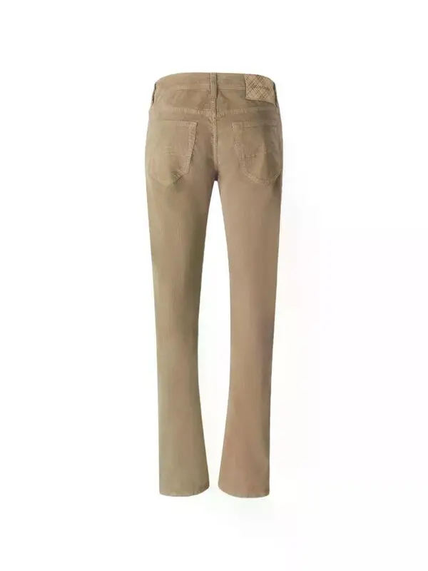 JACOB COHЁN Corduroy-effect Straight-leg Trousers