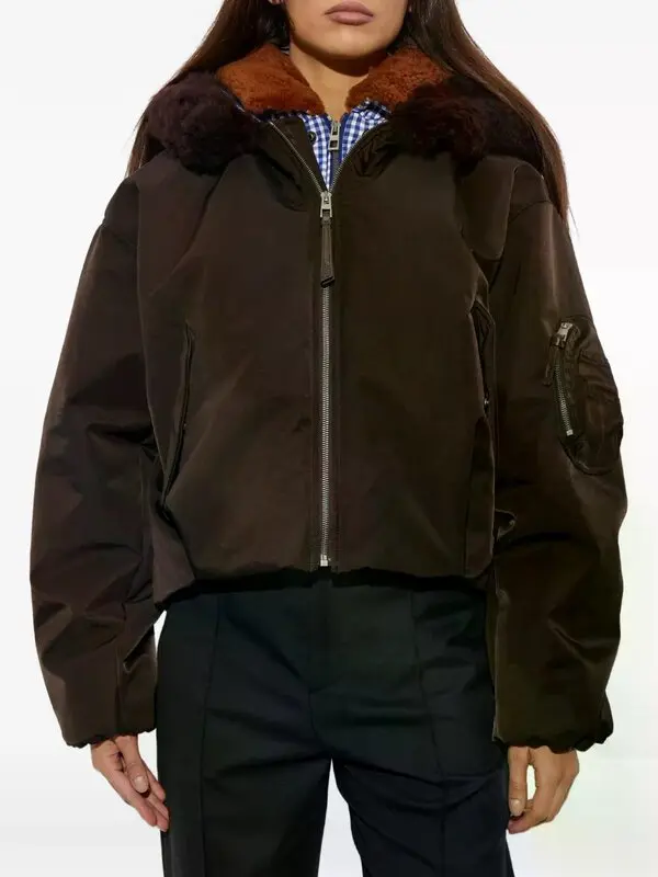 Loewe Bomber Jacket In Technical Shell