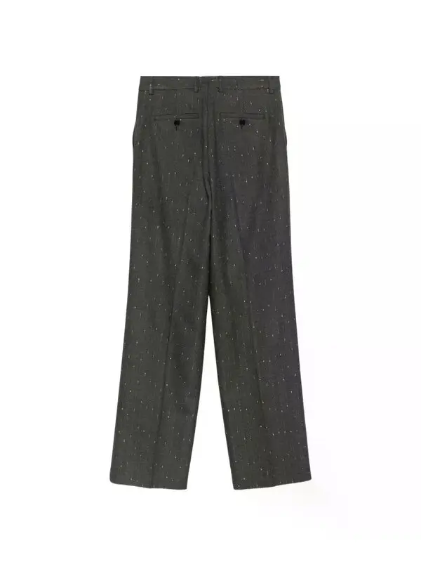 MANUEL RITZ Pinstriped Pleated Trousers