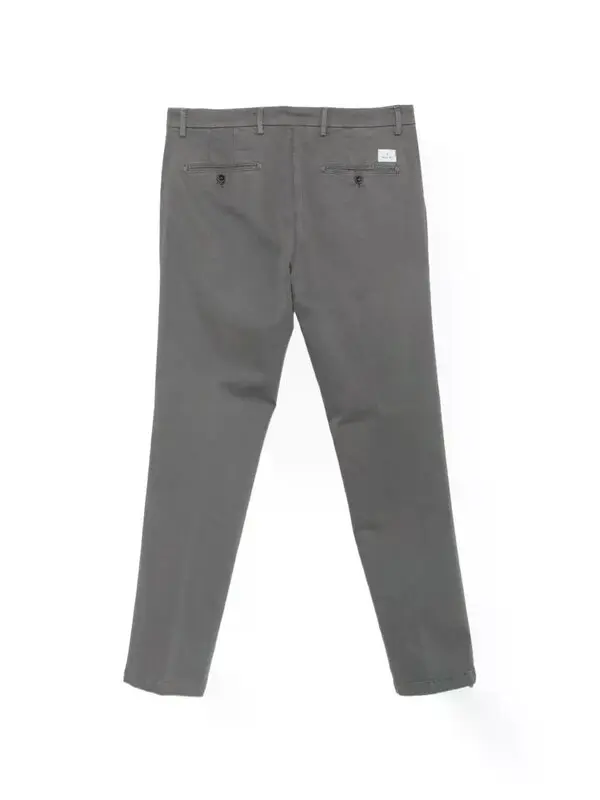 MANUEL RITZ Milano Slim-fit Cotton-twill Trousers