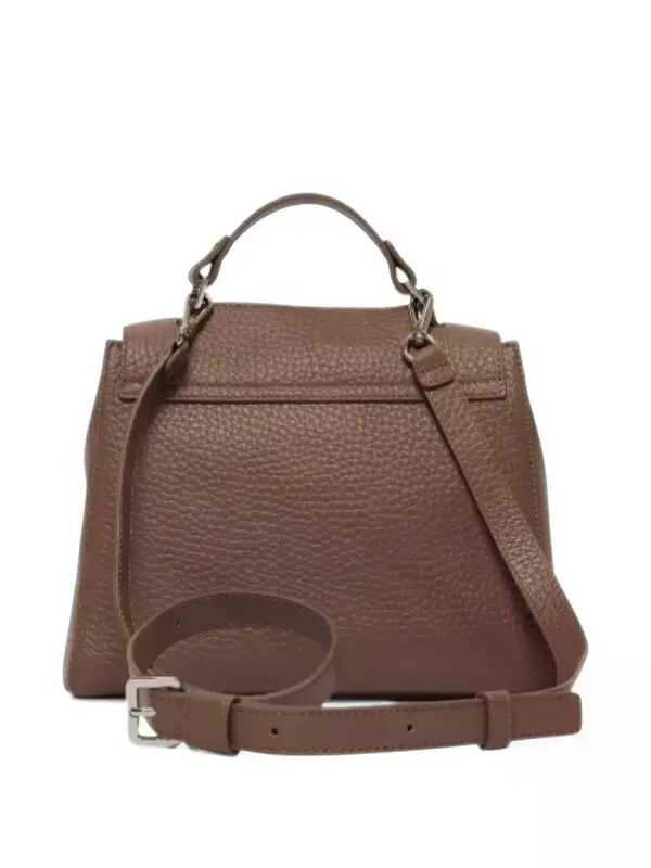 Orciani Small Sveva Grained Calf Leather Shoulder Bag