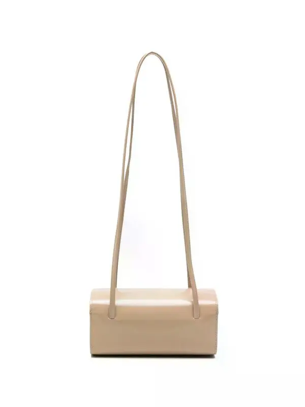 FANE Mini Mie Spazzolato Leather Shoulder Bag - Neutrals