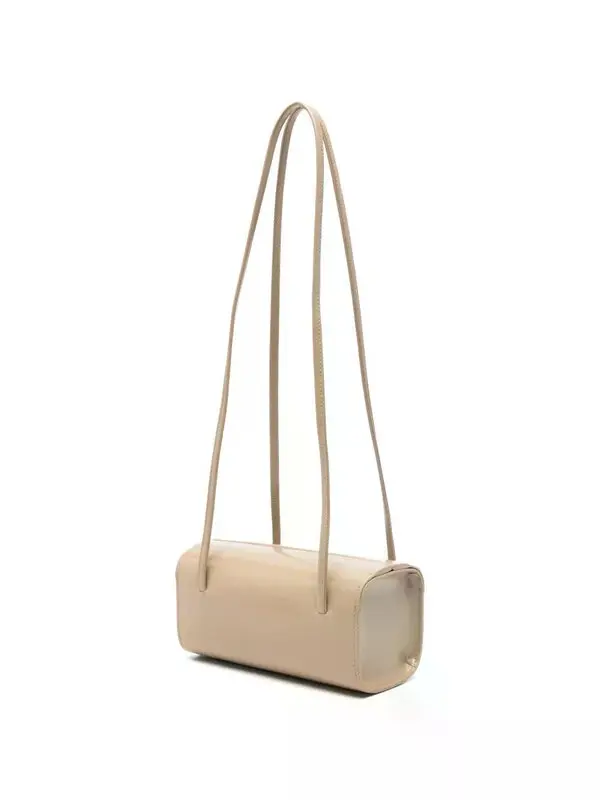 FANE Mini Mie Spazzolato Leather Shoulder Bag - Neutrals