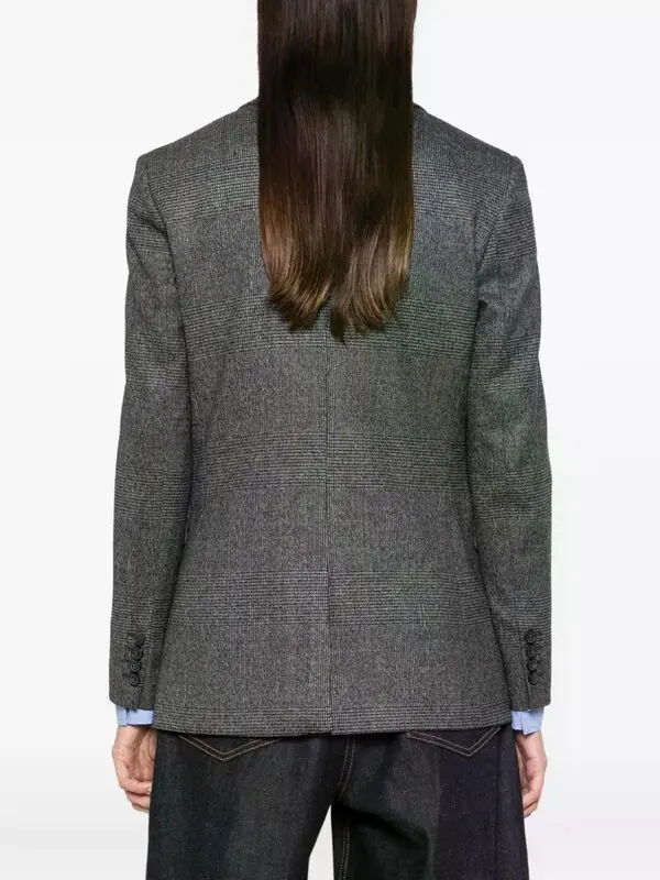 PT TORINO Prince Of Wales Check Wool Blazer