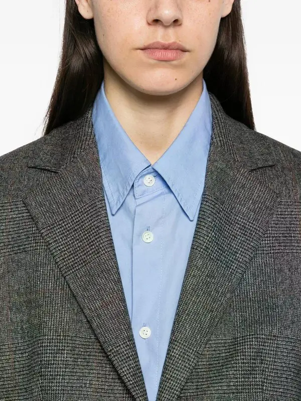 PT TORINO Prince Of Wales Check Wool Blazer