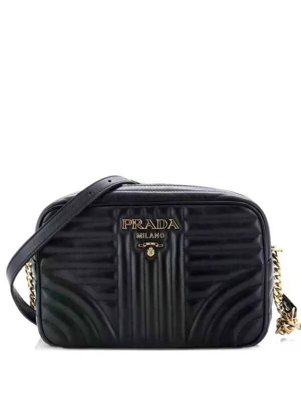 Prada Camera Bag Diagramme Quilted Leather Small Crossbody Bag