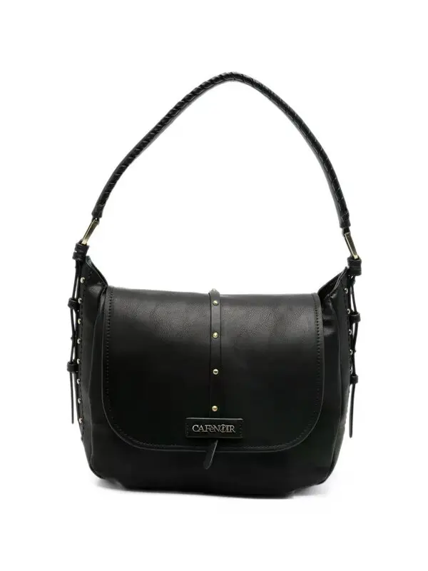 CAFÈNOIR Stud-embellished Braided-handle Shoulder Bag