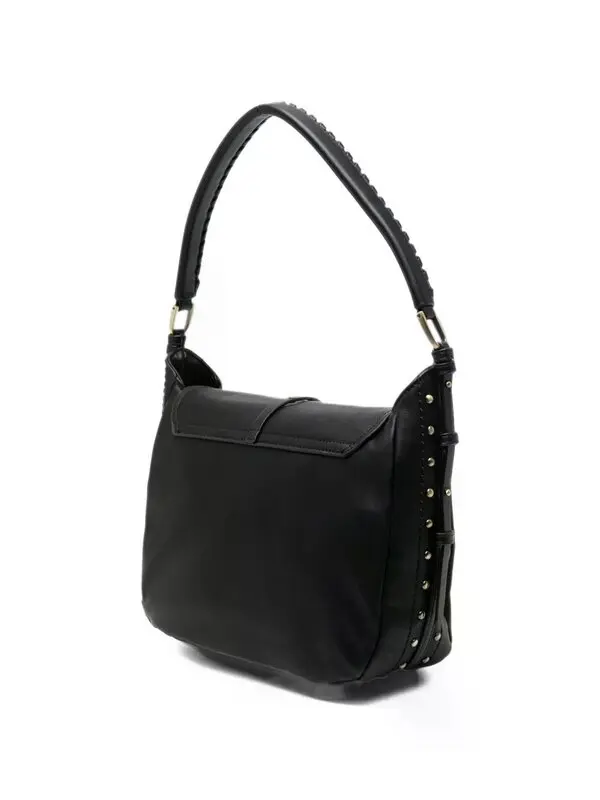 CAFÈNOIR Stud-embellished Braided-handle Shoulder Bag