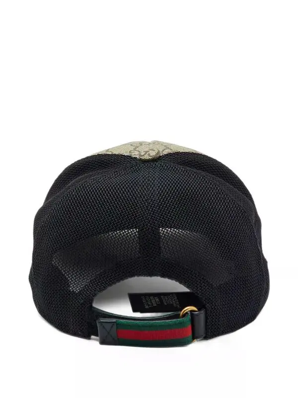 Gucci Tiger Print Gg Monogram Baseball Hat