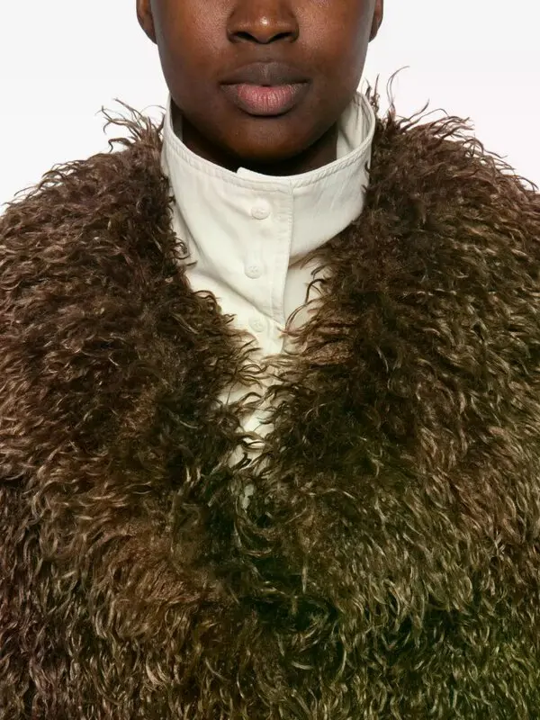 ZOE PARIS Long-sleeve Faux-fur Jacket