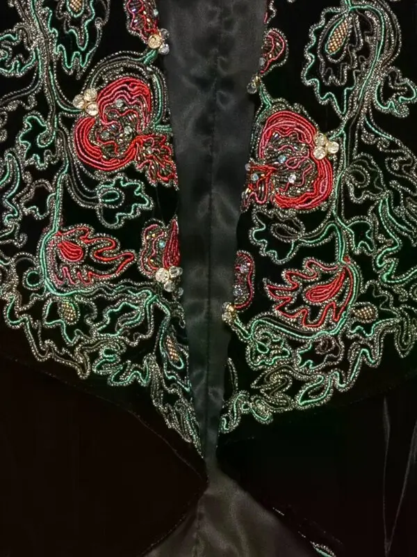 A.N.G.E.L.O. VINTAGE CULT 1980s Embroidered Velvet Jacket