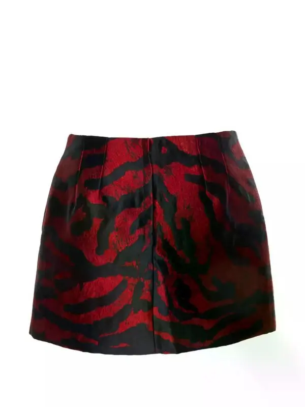 Dolce & Gabbana Animal-jacquard A-line Mini Skirts