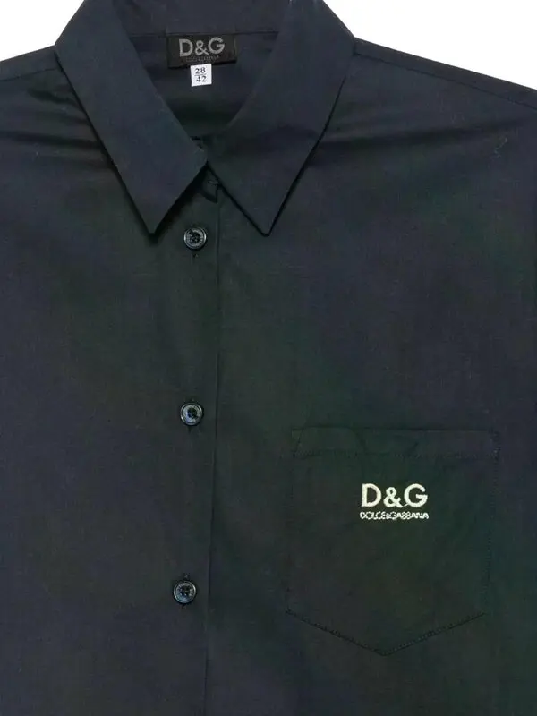 Dolce & Gabbana 2000s Logo-embroidered Shirt