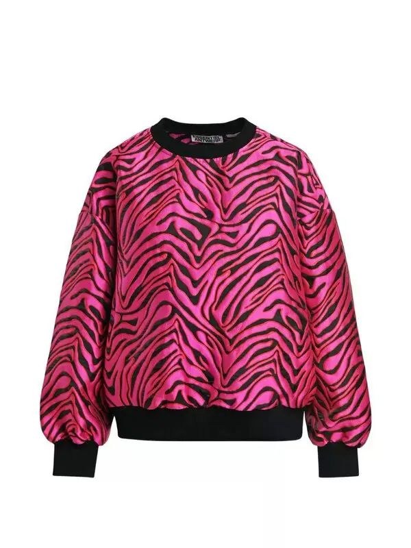 Essentiel Antwerp Klient Zebra-jacquard Sweatshirt
