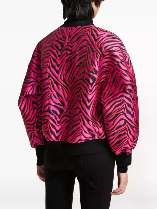 Essentiel Antwerp Klient Zebra-jacquard Sweatshirt