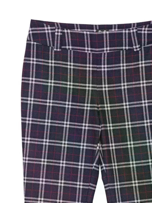 Dolce & Gabbana 2000s Checked Trousers