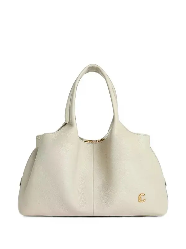 COCCINELLE Nell Leather Tote Bag - White