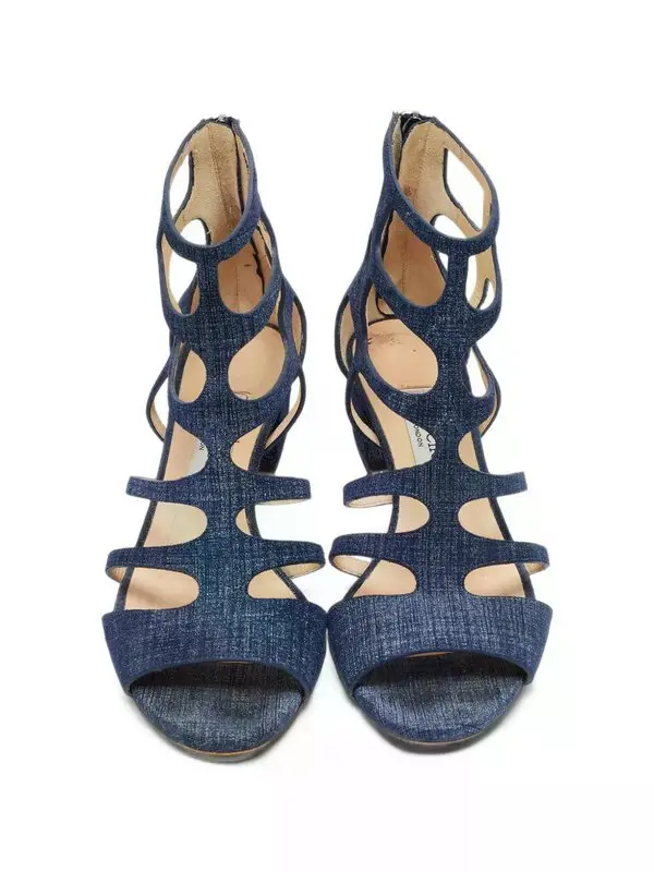 JIMMY CHOO Ren Caged Sandals