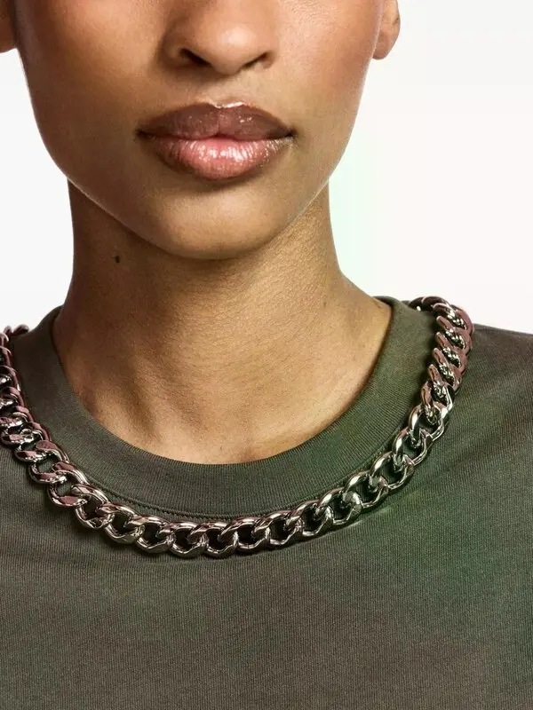 Essentiel Antwerp Klaim Chain-embellished T-shirt