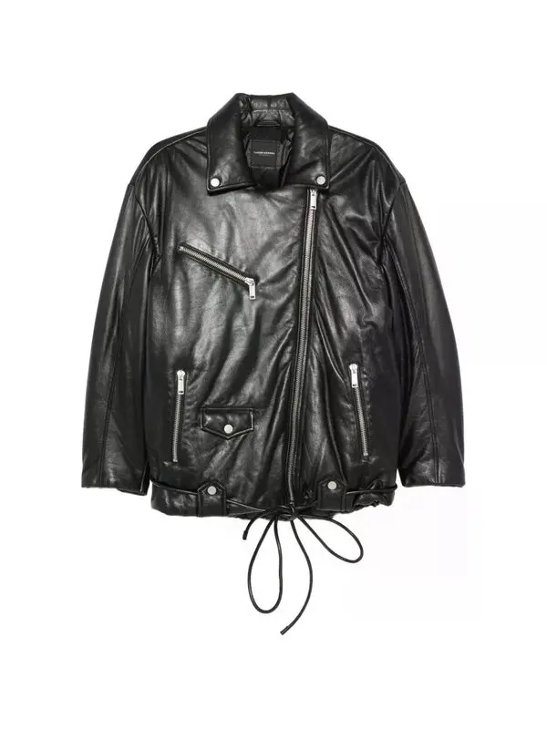 Costume National 2000s Biker Leather Jacket
