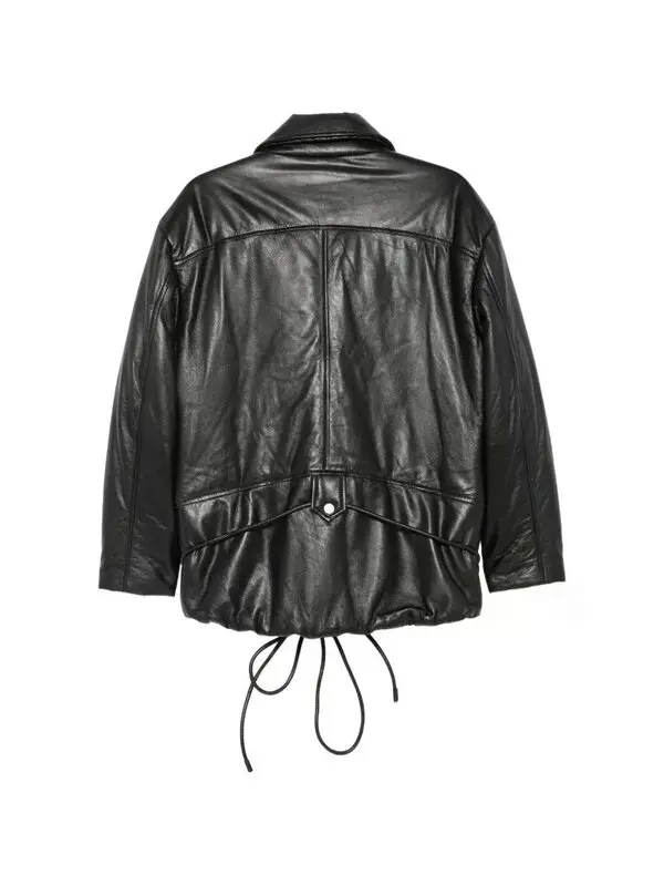 Costume National 2000s Biker Leather Jacket