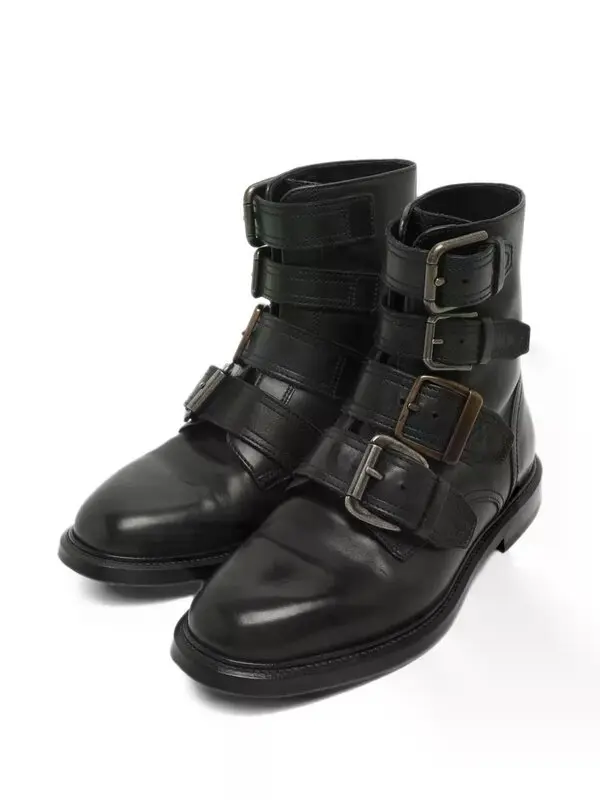 Dolce & Gabbana Michelangelo Buckle-strap Ankle Boots