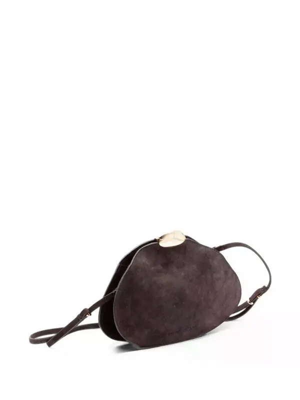 Benedetta Bruzziches Belle De Jour Suede Shoulder Bag - Brown