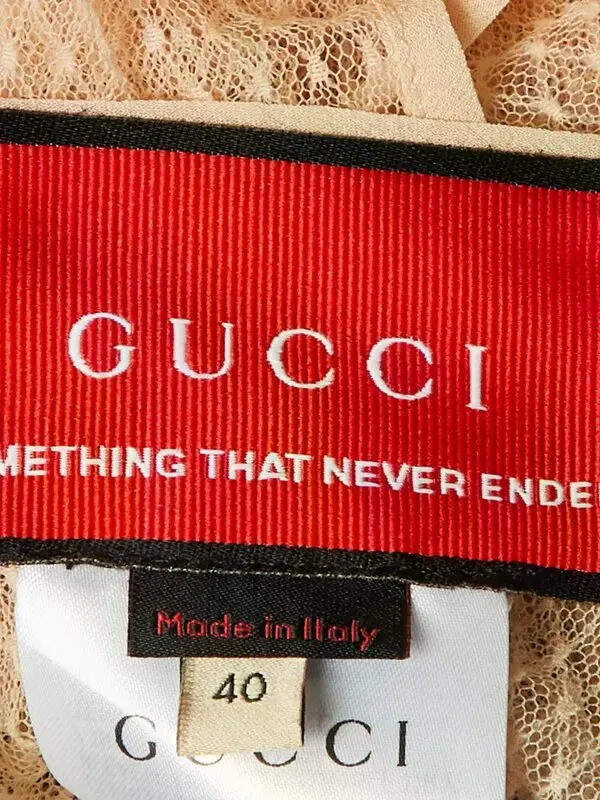 Gucci Sheer Tulle Top