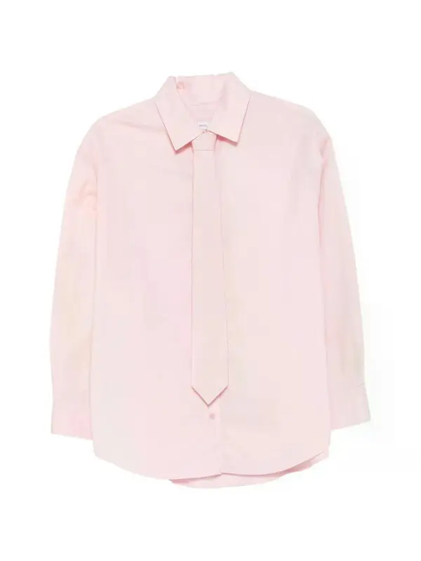 MANUEL RITZ Tie-detail Long-sleeve Shirt