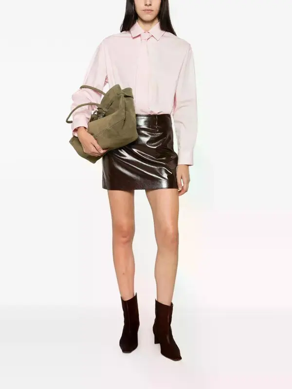 MANUEL RITZ Tie-detail Long-sleeve Shirt