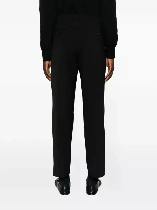 AMARANTO Pressed-crease Straight-leg Trousers