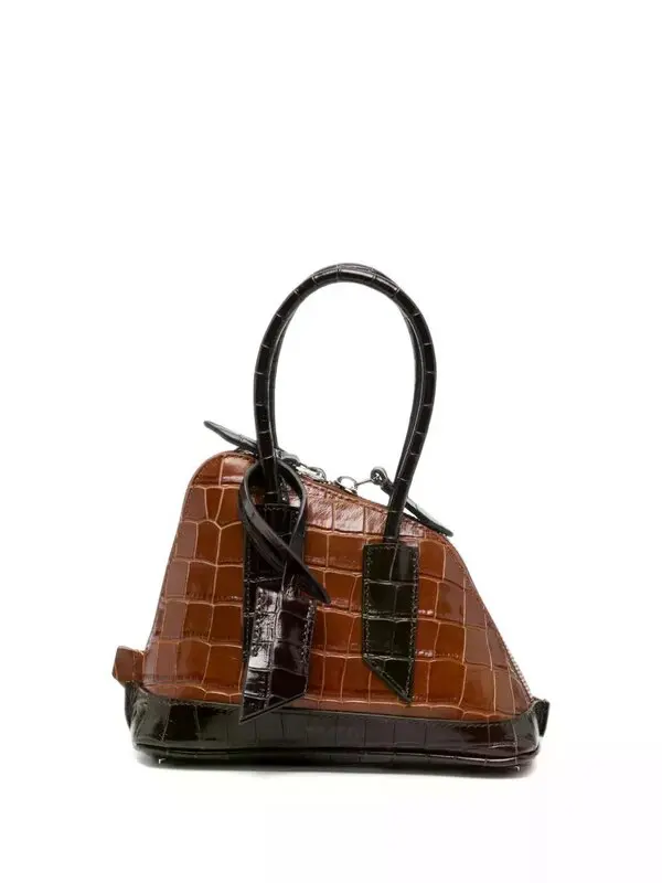 Attico Mini Sant Ambroeus Croc-effect Tote Bag