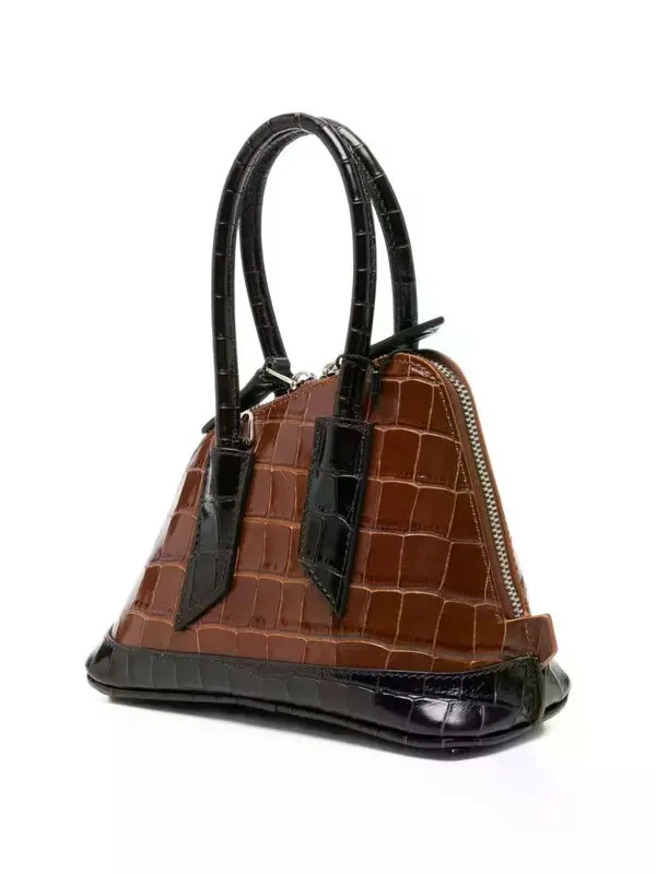 Attico Mini Sant Ambroeus Croc-effect Tote Bag