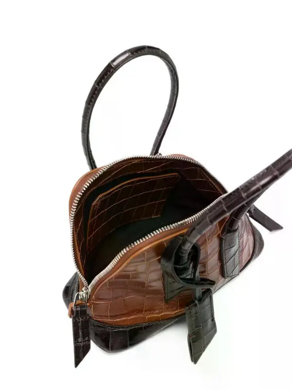 Attico Mini Sant Ambroeus Croc-effect Tote Bag