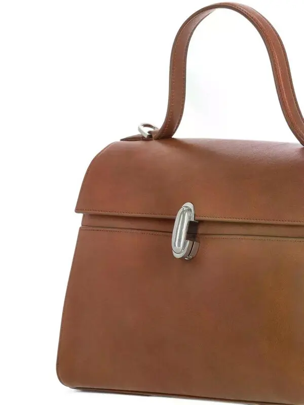 Savette Twist-lock-fastening Tote Bag