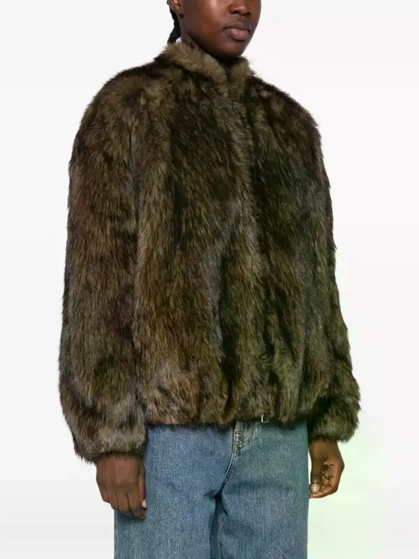 ZOE PARIS Zip-fastening Faux-fur Jacket