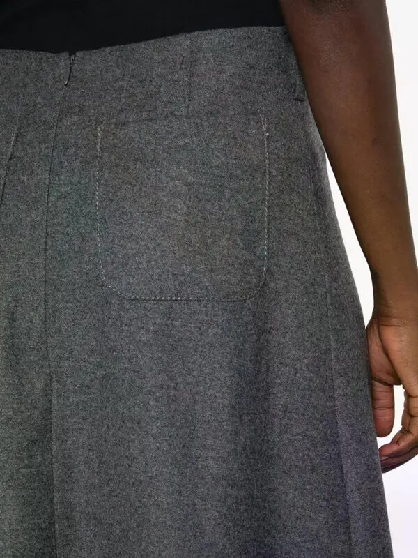 SUSANNE BOMMER Pleated-detail Midi Skirt