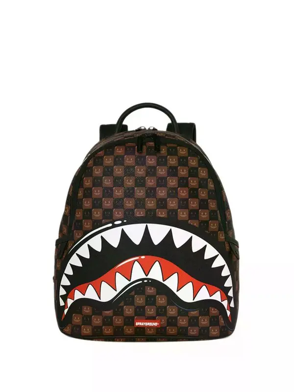 SPRAYGROUND Shark Mouth Checkered Backpack