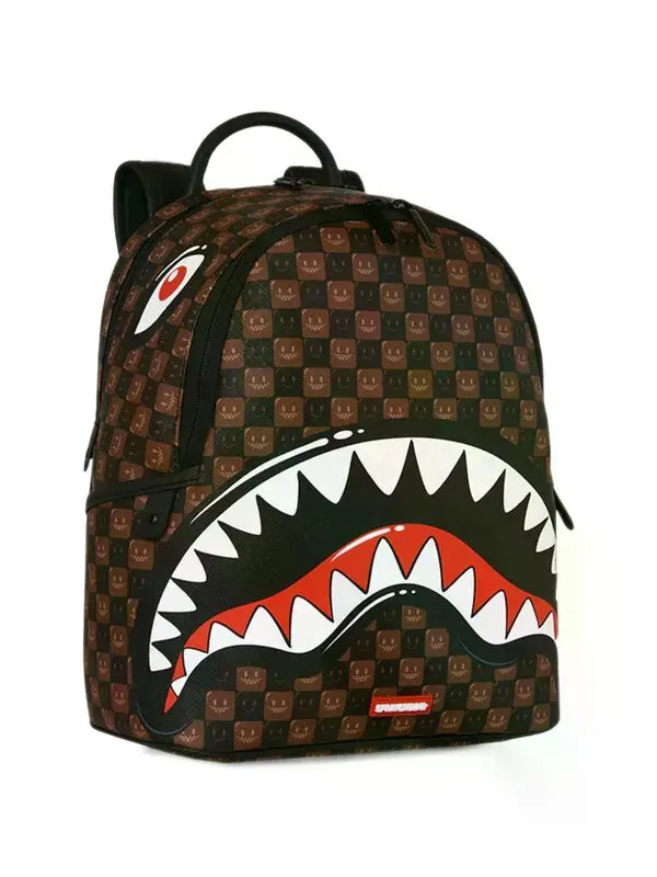 SPRAYGROUND Shark Mouth Checkered Backpack