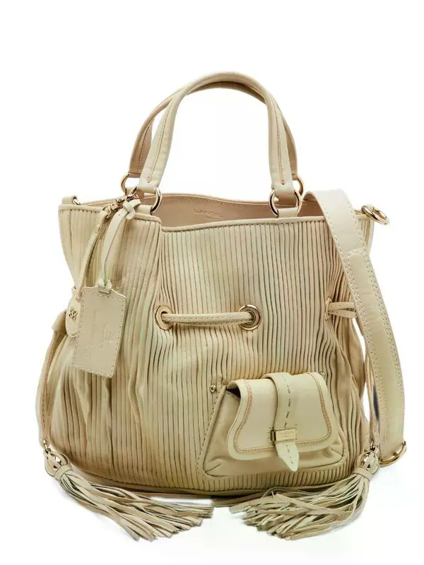 LANCEL Premier Flirt Accordion Tote Bag - Neutrals