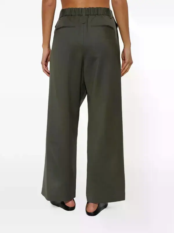 Issey Miyake Pleated Wrap-front Trousers