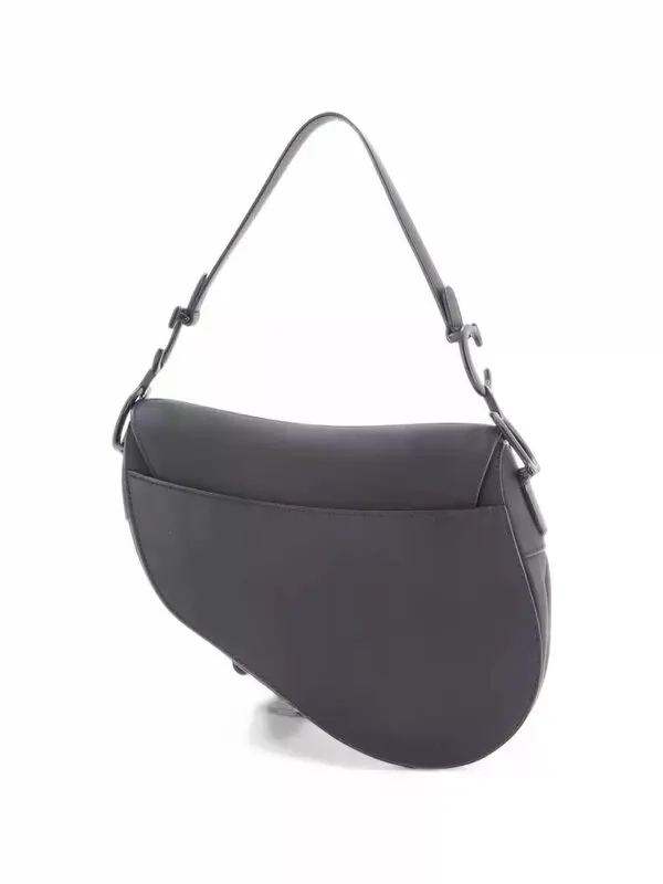 Dior Ultra Matte Saddle Handbag Leather Medium Shoulder Bag
