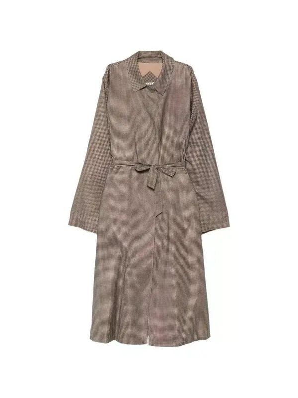 A.N.G.E.L.O. VINTAGE CULT 1990s Houndstooth Belted Coat
