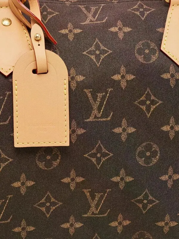 LOUIS VUITTON Speedy 40 Bandoulière Monogram Patterned Duffel Bag